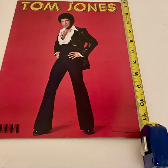 Other | Tom Jones 1977 Concert Tour Program And Ticket | Poshmark